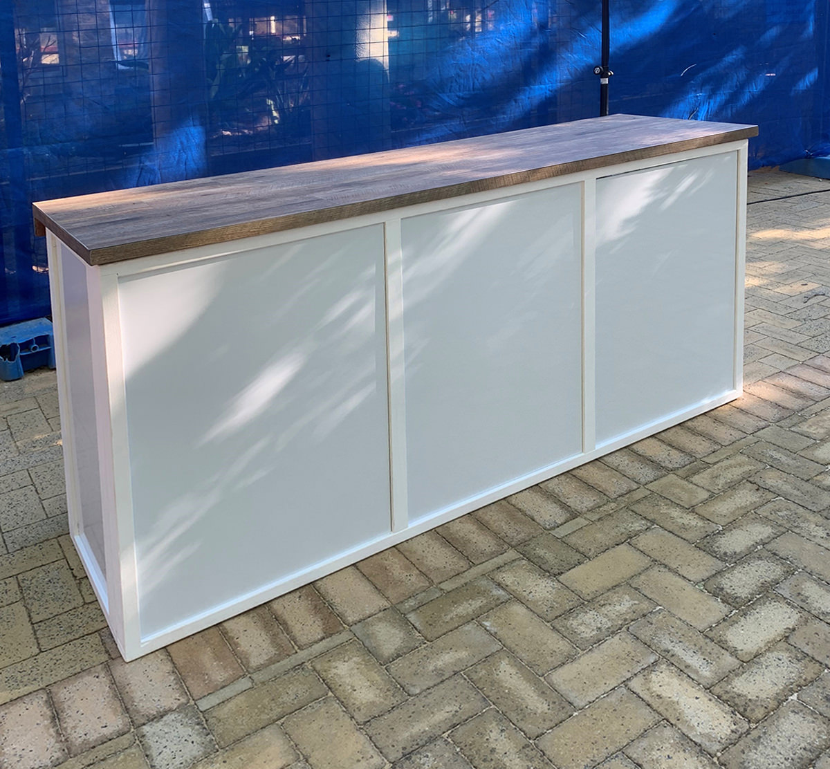 Timber Party Hire | 3 Panels | 2 Meter Top | Perth Party Hire